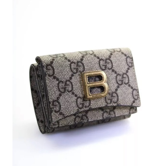Gucci | Bags | Gucci X Balenciaga Hacker Project Colab Logo Wallet Sold ...